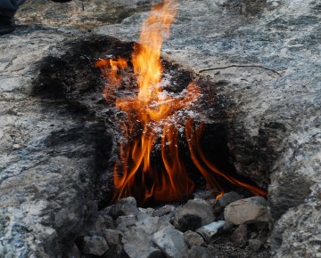 About Olympos > Antalya, Chimaera